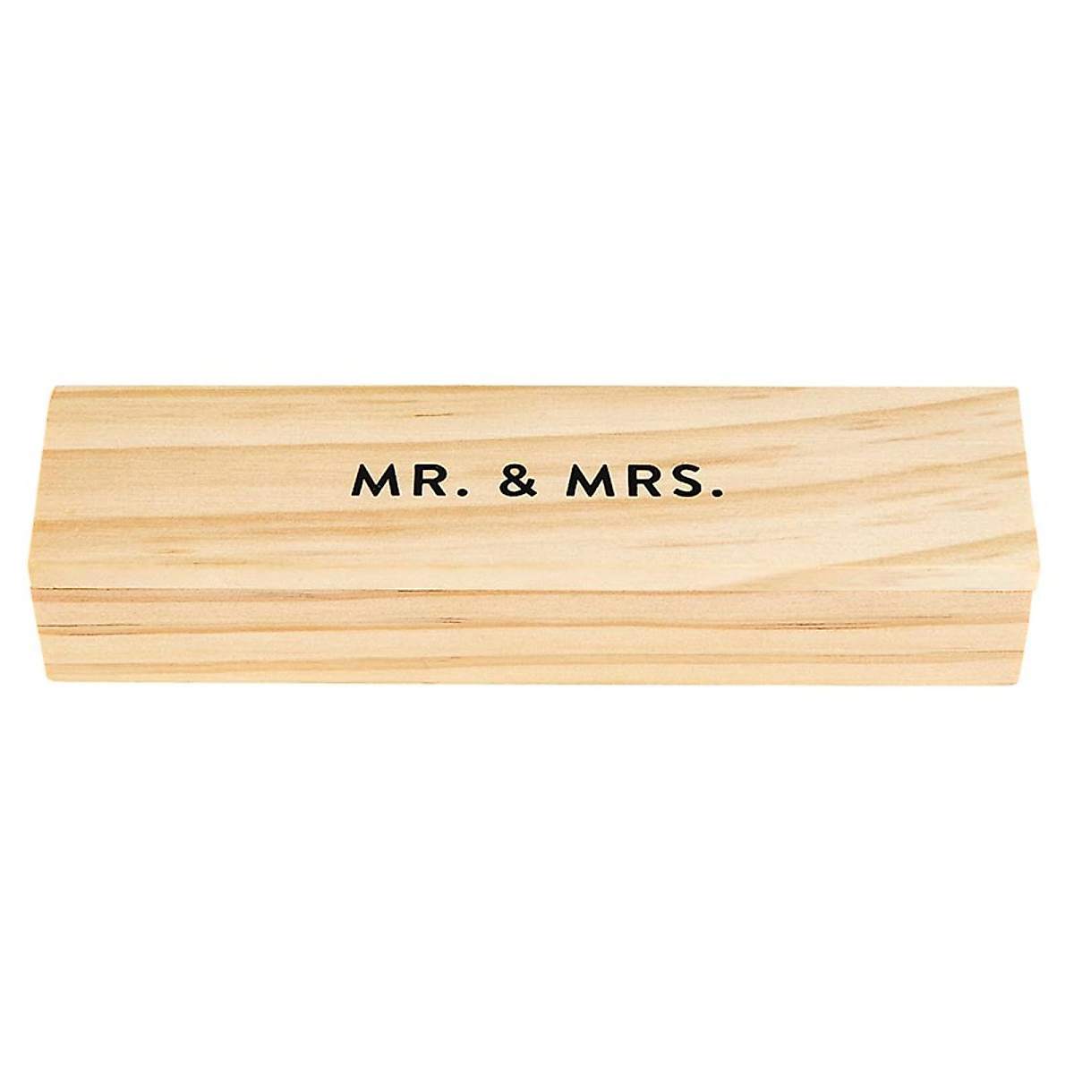 Santa Barbara Design Studio Wedding Gifts Gem Refillable Pen Wood Boxed Gift Set, 1-Piece, Mr & Mrs