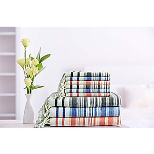 COTTON CRAFT- Fouta Hand Towel 12 Pack - Beach Bath Pool Travel Camp Sauna Gym Spa Party Lightweight Mediterranean Peshtemal Quick Dry Low Lint Oversized Absorbent Durable Sand Free - 20 x 30 Multi