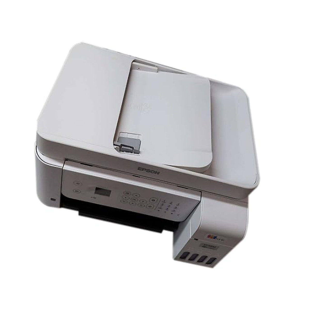 Epson EcoTank 4800 Series All-in-One Color Inkjet Printer | Print Copy Scan Fax | Wireless Ethernet USB | Mobile & Voice-activated Printing | ADF | Print Up to 10 ppm | 1.44" LCD + Delca Printer Cable