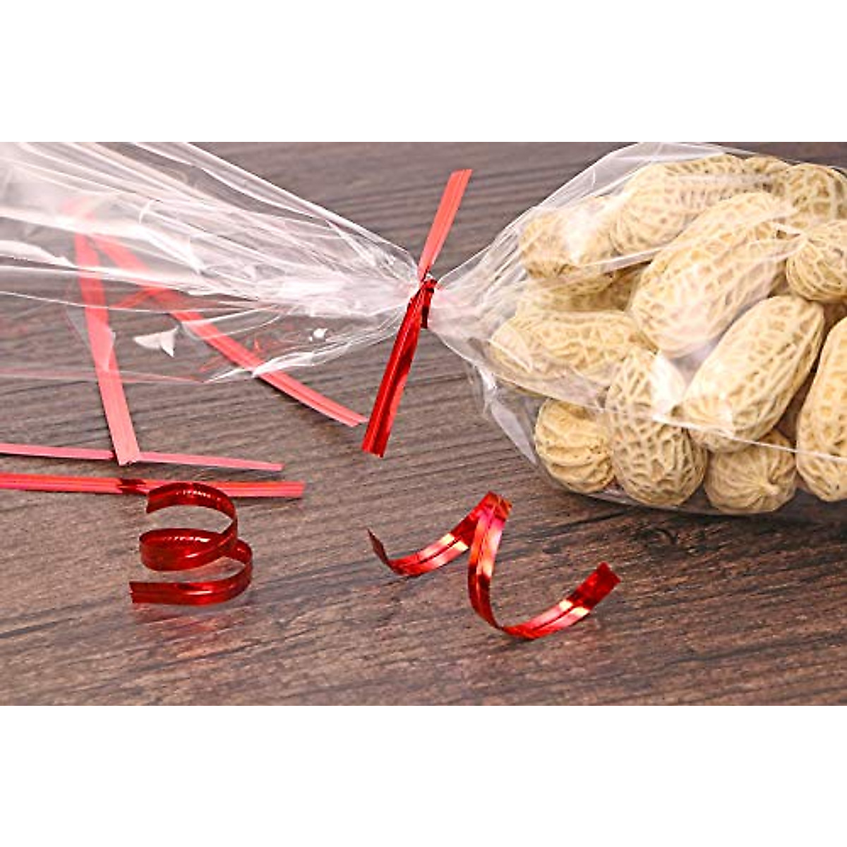 Mini Skater 700pcs 4" Metallic Twist Ties - Colored (7 Colors)