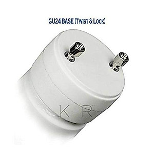 (4 Pack) LED GU24 A19 Light Bulbs 60 Watt Equivalent, 9.5 Watt Dimmable Lights for Home with Twist & Lock Base, Replacing CFL GU24 Ceiling Light, Omni 220 Degree Beam Angle, 800 Lumen Warm White 2700K