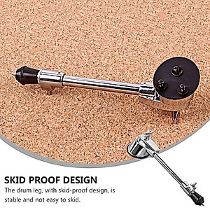 Bass Drum Spur Adjustable Bass Drum Stand Leg Spur Drum Instrument Accessory