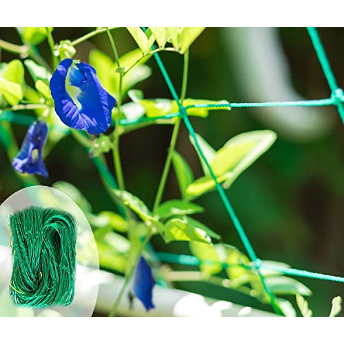 Trellis Netting for Climbing Plants, 6.6 x 16 Ft Cucumber Trellis Heavy Duty Garden Vegetables Grow Net for Fruits, Bean, Tomato, Garden Plants