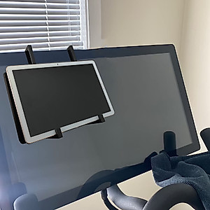 PIAOLGYI Phone/Tablet Holder for Peloton Bike Treadmill Book Holder, Ipad Stand,Cell Phone Mount for Most Bike Monitors Less Than 0.8" Thick, Accessories for Peloton