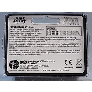 Woodland Scenics JP5684 WOOJP5684 Extension Cable Kit