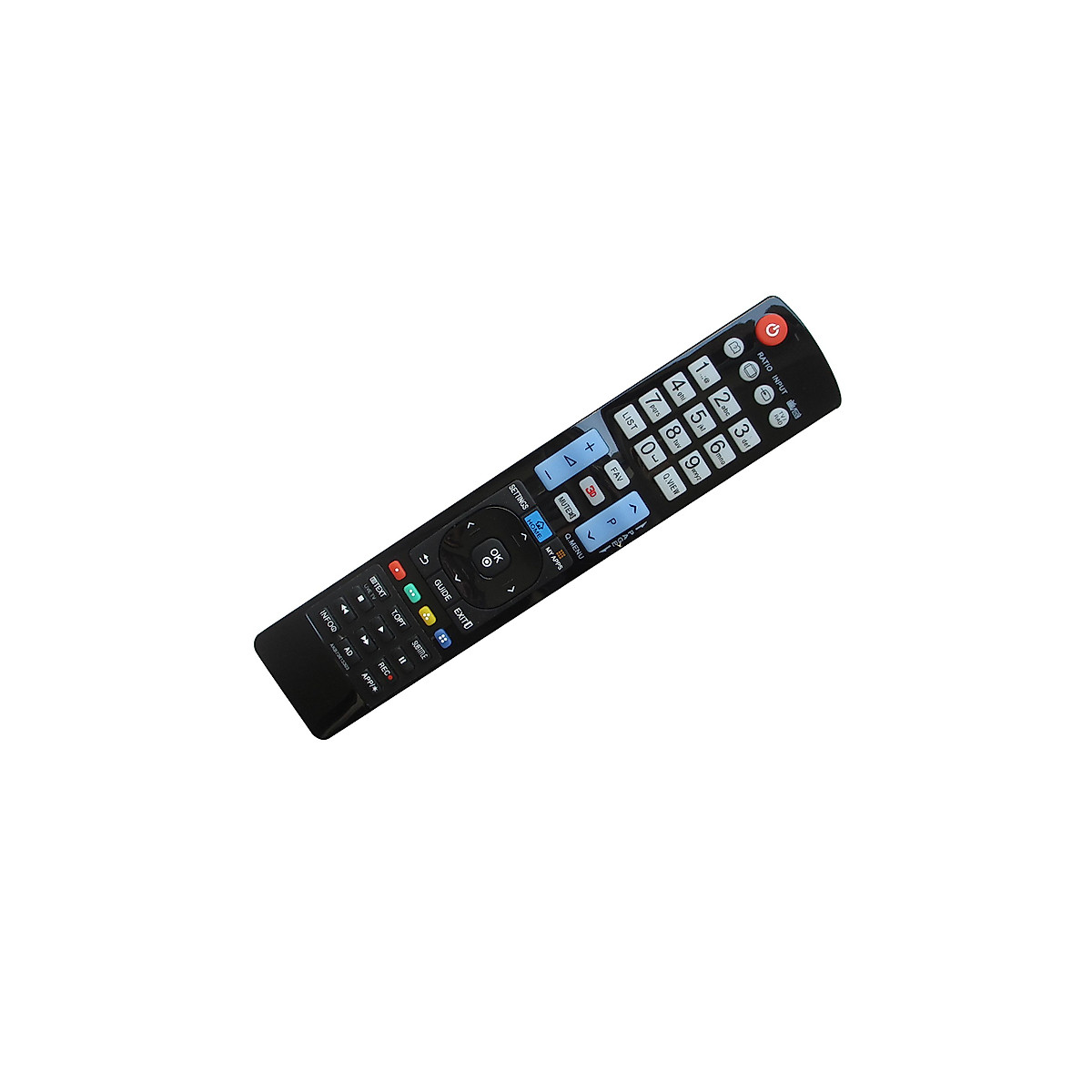 Replacement Remote Control Fit for LG 42PM4700-UB 22LH300C AKB69680409 60PN5300 50PN6500 60PN6500 COV32807701 50LN5100-UB M227WD M227WDPZ M2262D MKJ36998117 Smart 3D Plasma LCD LED HDTV TV Monitor
