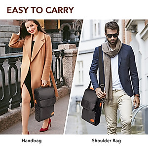 Philiva 3 Bottle Wine Tote Bag with Wine Tumblers and Wine Opener, Wine Gifts for Women, Portable Wine Carrier Purse with Shoulder Strap for Travel/Picnic/Beach/Pool/Events/Hiking, Black