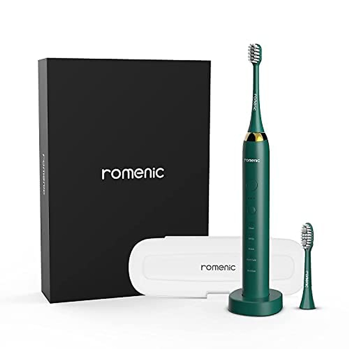 Hyslor Electric Toothbrush, Sonic Electric Toothbrush for Adult, 330 Days on Single Charge, 5 Modes 3 Intensity Levels, Pressure Sensor, 2 Minute Timer, 30 Second Interval, Smart Memory Mode