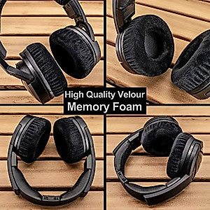 Replacement Ear Pads Compatible with DT770, DT880, DT990, DT 770 PRO, DT 880 PRO, DT 990 PRO Headphones (Black)