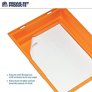 Prevue Hendryx Pet Products T3 Antimicrobial Cage Liner, 21-1/2-Inch by 100-Feet, White