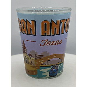 SAN ANTONIO Texas SHOT GLASS 2 OZ.