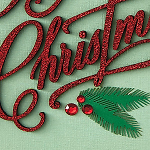Hallmark Signature Christmas Card (Merry Christmas Lettering)
