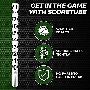 Tourna Tennis Net Post Score Tube, Blue