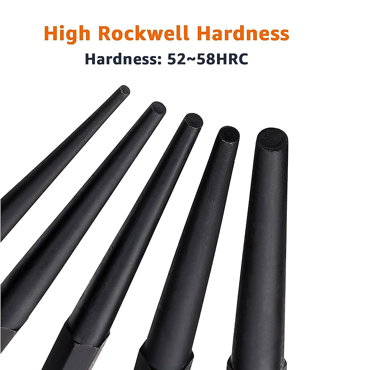 Amazon Basics 16-Piece Chrome Vanadium Steel Punch and Chisel Set with Storage Pouch