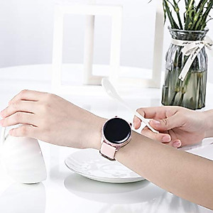 GEAK Compatible with Samsung Galaxy Active 2 Watch Case 40mm, 3 Pack Soft TPU Full Cover Screen Protector Case for Samsung Galaxy Active 2 Smartwatch 40mm Black/Clear/Rose Gold