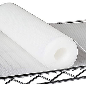 PABUSIOR Shelf Liner for Wire Shelving - Transparent Pantry Shelf Liner for Wire Shelves, 15.5" x157Inch, Easy to Cut, Thicken Plastic Kitchens Cabinet Drawer Liner, Refrigerator Shelf Liners