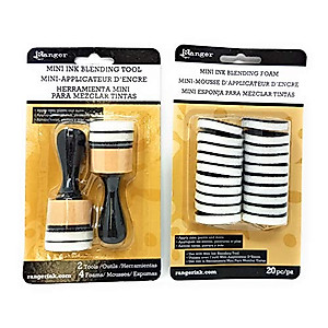 Mini Ink Blending Tool-1 Round (Mini Ink Blending Tool With Replacement Foams)