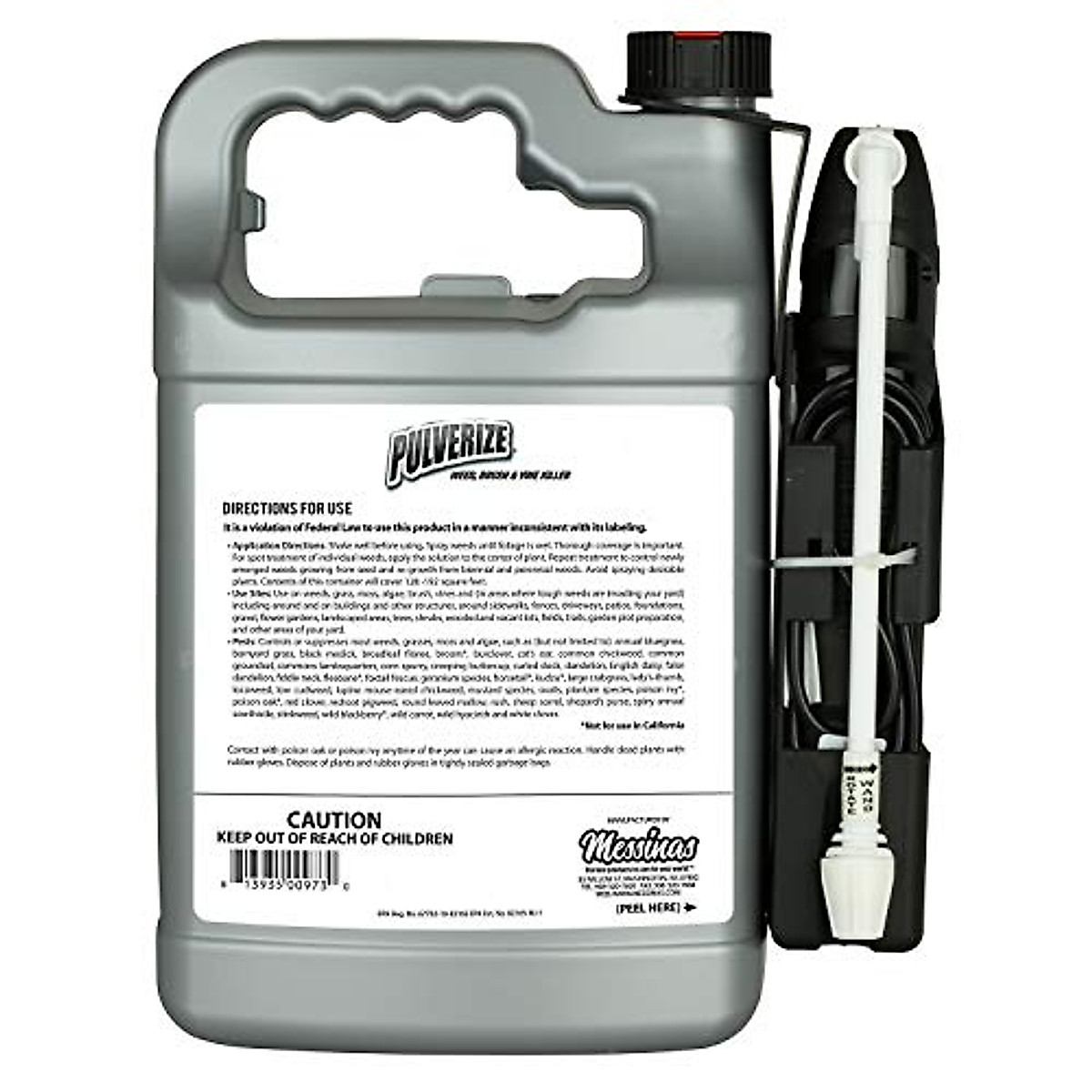 Pulverize PWBV-B-128-S, Brush & Vine Ready to Use Weed Killer, Clear