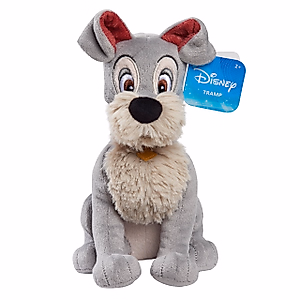 Disney Classics Collectible 8.5 Inch Beanbag Plush, Tramp, Disney Lady and the Tramp, Stuffed Animal, Dog