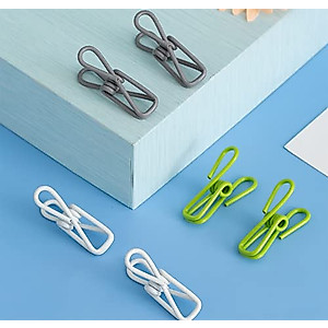 20 Pack Multipurpose Clothes Pins Utility Clips 2 Inch for Bag Clips, Utility Clips, Bag Clips,Clips for Package,Chip Clip,Clothes Pins ,Kitchen Clips, Clothes Clips, Colorful Clothespins, Small Clips