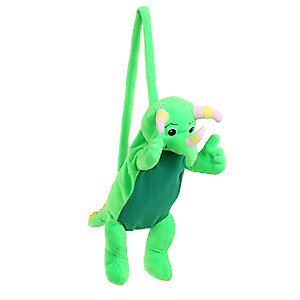 Fun Costumes Magic School Bus Liz Lizard Green Polyester Cartoon Purse