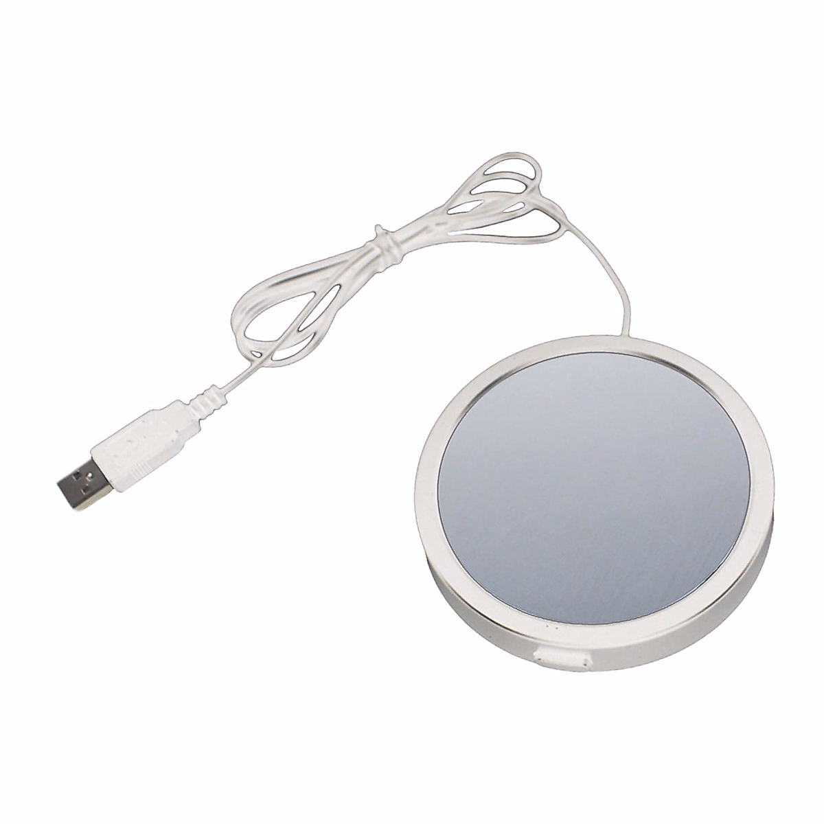 Bothyi USB Coffee Heater Desktop Tea Beverage Keep Warm Drinking Cup Heating to 90° C, White