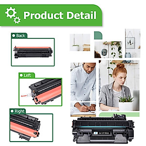 Aztech Compatible Toner Cartridge Replacement for HP 80A CF280A 80X CF280X for HP Pro 400 M401A M401D M401N M401DNE MFP M425DN Printer Ink(Black, 4-Pack)