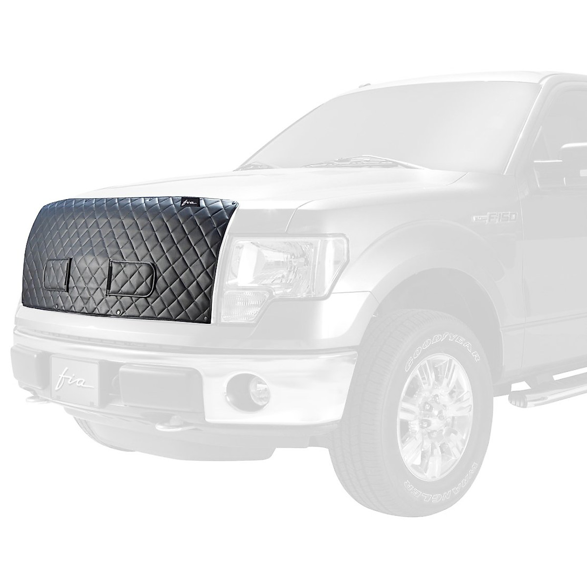 FIA WF922-8 Custom Fit Winter Front/Bug Screen, Black