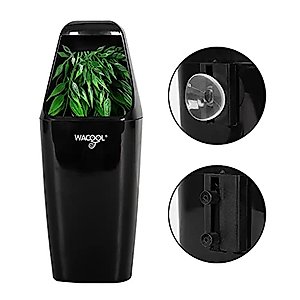 WACOOL Automatic Reptile Dripper, Reptile Drinking Fountain Water Dispenser for Chameleon Iguana Crested Gecko Lizard Amphibians