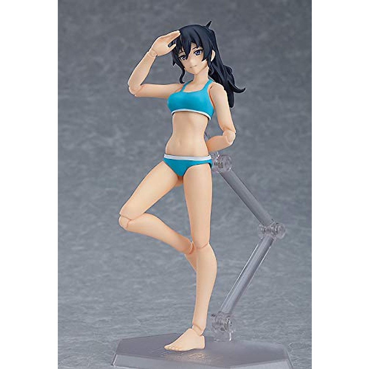 Max Factory Female Swimsuit Body (Makoto) Figma Action Figure, Multicolor