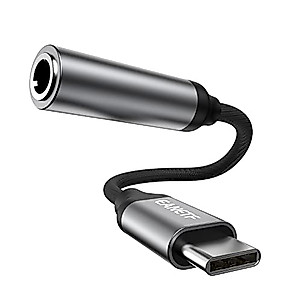 Eanetf USB C to 3.5mm Audio Adapter Type C Female Headphone Jack Adapter Hi-Res DAC Cable for Samsung S21 Note 20 Ultra S20 FE Sony XZ2 XZ3 Google Pixel 5 4 3XL