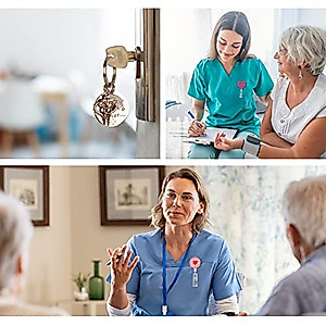 Nurse Gifts Box for Women, Nurse Appreciation Gift Set with Super Soft Nurse Throw Blanket, Wine Tumbler, Coaster, Socks, Keychain, 2pcs Badge Holder Reel, Card(Purple)