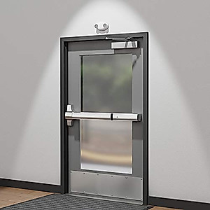 AmazonCommercial LED Emergency Light, UL Certified, 1-Pack, Adjustable Two Heads, Battery Backup