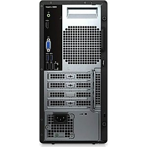 Dell Vostro 3888 Business Desktop Computer, Intel Octa-Core i7-10700 up to 4.8GHz, 32GB DDR4 RAM, 1TB PCIe SSD + 1TB HDD, DVDRW, 802.11AC WiFi, Bluetooth, HDMI, VGA, Windows 10 Pro
