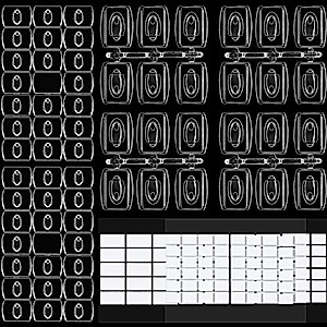 Tatuo 60 Pieces Mini Decorating Hook Clips Holiday Christmas Light Hook Clips Decorating Clips for String Lights Multi-Function Decoration Hanging Clip for Home School Outdoor