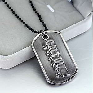IMIKE Cod Necklace PS4 Games Limited Edition Cod Ghosts Pendant Punk Rock Accessories Cod Pendant Necklace for Men Women