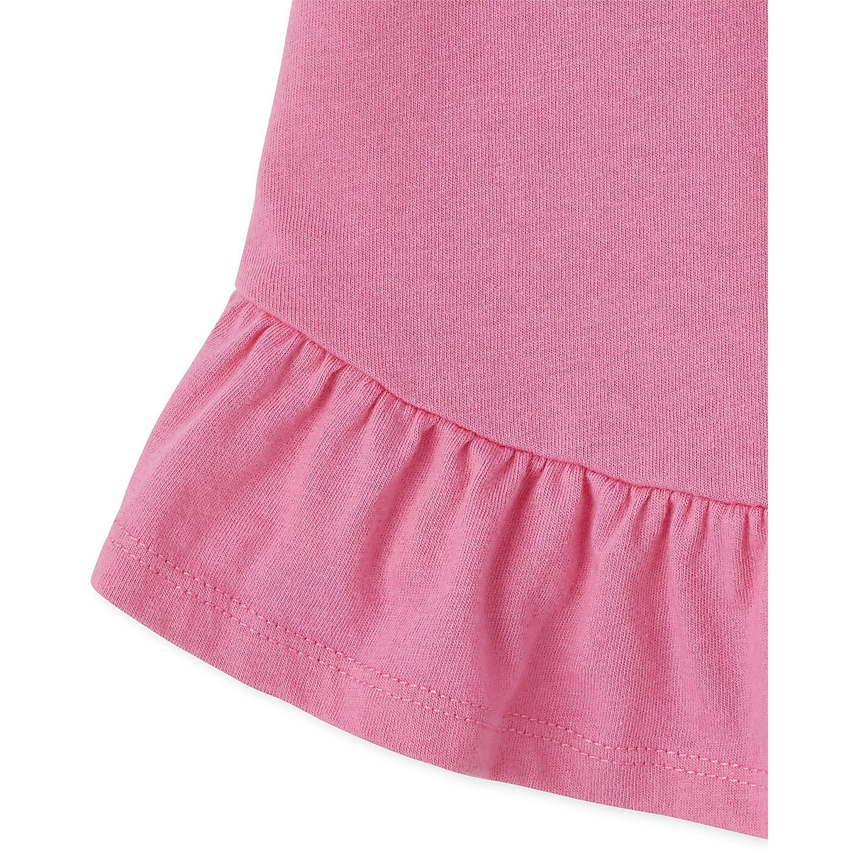 The Children's Place Baby 3 Pack and Toddler Girls Short Sleeve Fashion Top, Unicorn/Rose Mist/Paint Splatter 3-Pack, 3T