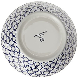 Royal Doulton Porcelain Pacific Mixed Patterns Bowls Set of 6, Blue/White, 5.9"