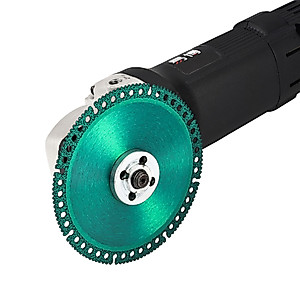 Mornajina ‎5 Packs 4-1/2" Indestructible Disc for Grinder, Indestructible Grinder Disc for Angle Grinder 7/8" (Model 115/125), Fit Smooth Cutting, Chamfering, Grinding of All Materials (Green)