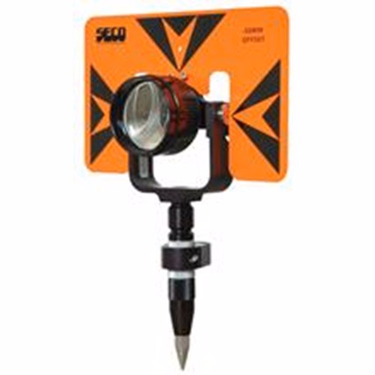 AdirPro Handheld Mini Stakeout Rod - Heavy Duty Mini Rod with 40-Minute Adjustable Circular Vial, Replaceable Point, 5/8 Threaded Stud and Removable Tip for Prism Total Station Surveying