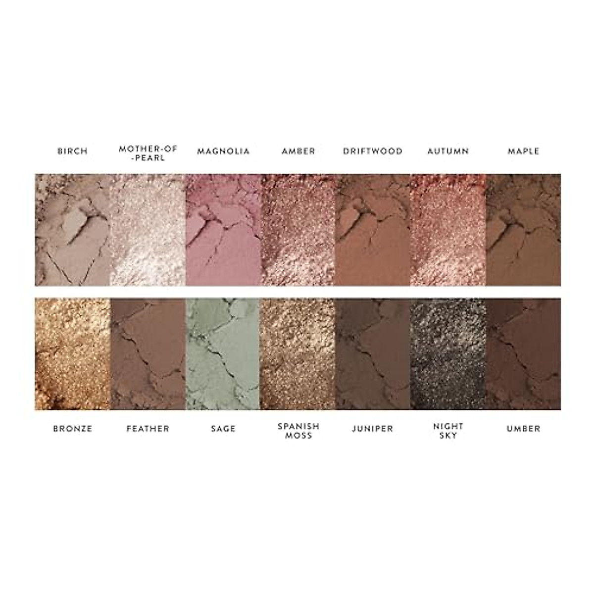 LAURA GELLER NEW YORK The Delectables Earthy Essentials Baked Eyeshadow Palette | 14 Pigmented Eyeshadows Blendable Natural Look
