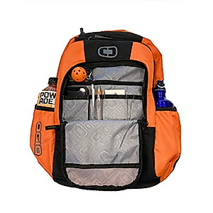 Pickleball Marketplace | Midsize Paddle/Equipment Backpack - Orange - Perfect for Pickleball - 3 Spacious Compartments - Will Hold Multiple Paddles