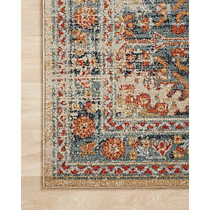 Loloi II Jocelyn Collection JOC-03 Mist/Multi 9'-6" x 12'-6" Area Rug