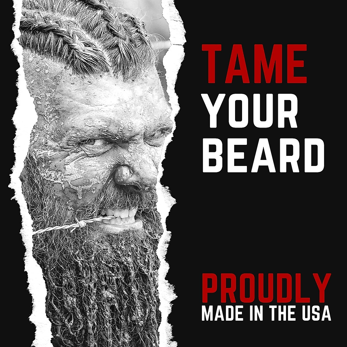 Mad Viking Beard Co. Premium Beard Oil - Natural Softener, Conditioner, and Skin Moisturizer for Thicker, Itch-Free Beards, Made in the USA (Ingen Doft, 2oz)