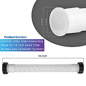ChangTa 11535 Pool Filter Pump Hose for Intex Interconnecting Hose for 16 Inch Sand Filter Pumps