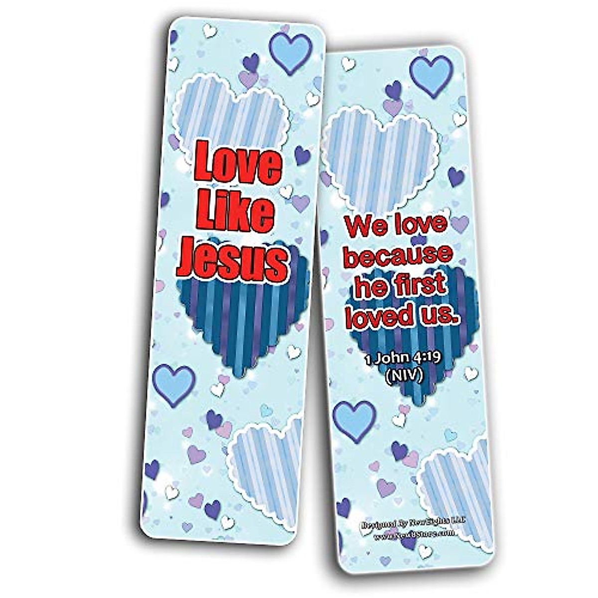 Devotional Bible Verses for Kids Bookmarks Cards (30 Pack) - Life Changing Scriptures - Basket Stuffers for Good Friday Easter Children Day Thanksgiving Christmas Sunday School for Boys and Girls