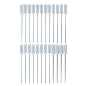 Sterile Non-Graduated Narrow Fine Stem Transfer Pipettes 3.5 mL (0.12 oz) - 24 Pack