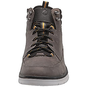 Clarks Men's Braxin Hiker Waterproof Ankle Boot, Grey Leather, 11