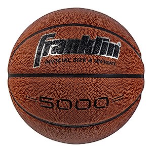 Franklin Sports 5000 Official Size 29.5" Basketball - Tan/Black