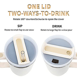 Gifts for Mom from Daughter Son 40 oz Tumbler with Handle and Straw for Mother in Law Wife Women Birthday Presents Mothers Day Gift Water Cup with Lid Insulated Travel Mug Stainless Steel Coffee Mug